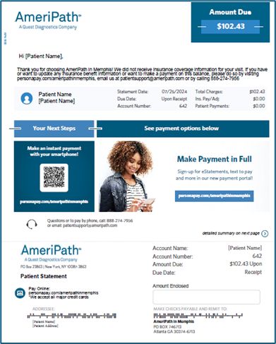 Pay Invoice – AmeriPath: Anatomic Pathology Services